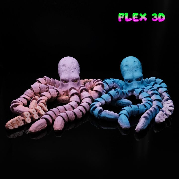 3D Printable Flex 3D Kraken by Flex 3D